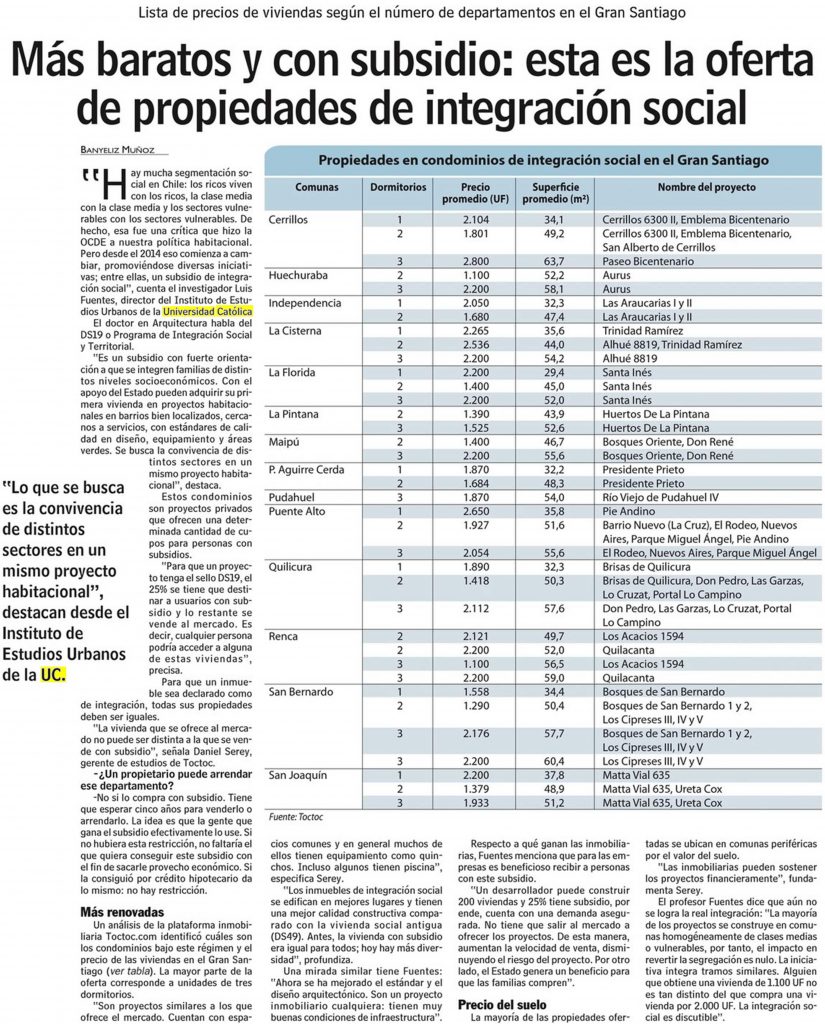 LUN I Luis Fuentes sobre oferta del Programa DS19: “La mayoría de los ...